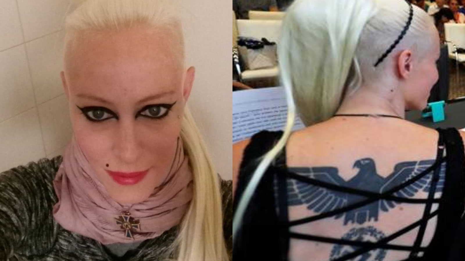 Francesca Rizzi, conosciuta come «Miss Hitler», è tra gli indagati dell ...