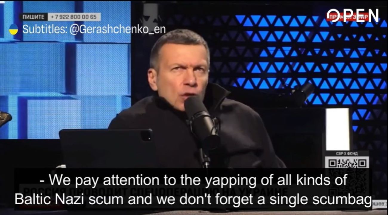 «Europei nazisti, siete voi i prossimi». Il delirio bellico del propagandista Solovyov alla tv ...